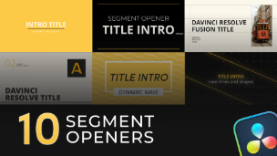 Modern Segment Openers Pack for DaVinci Resolve - Allavio
